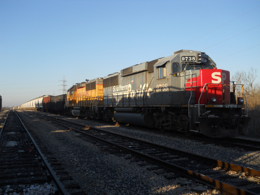 SP 9738 UP 2013 13Feb2011 Sunday morning parked in JAMA